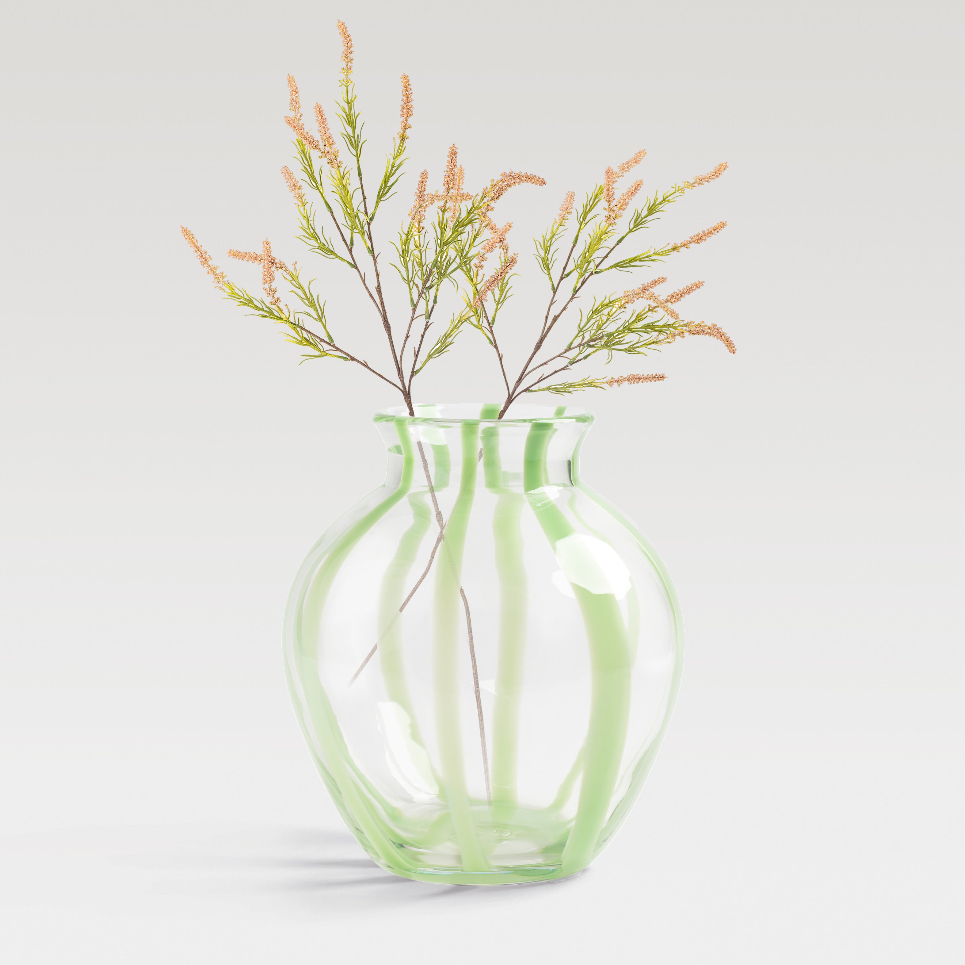 Yogu Stripe Large Vase, Green – ATT PYNTA