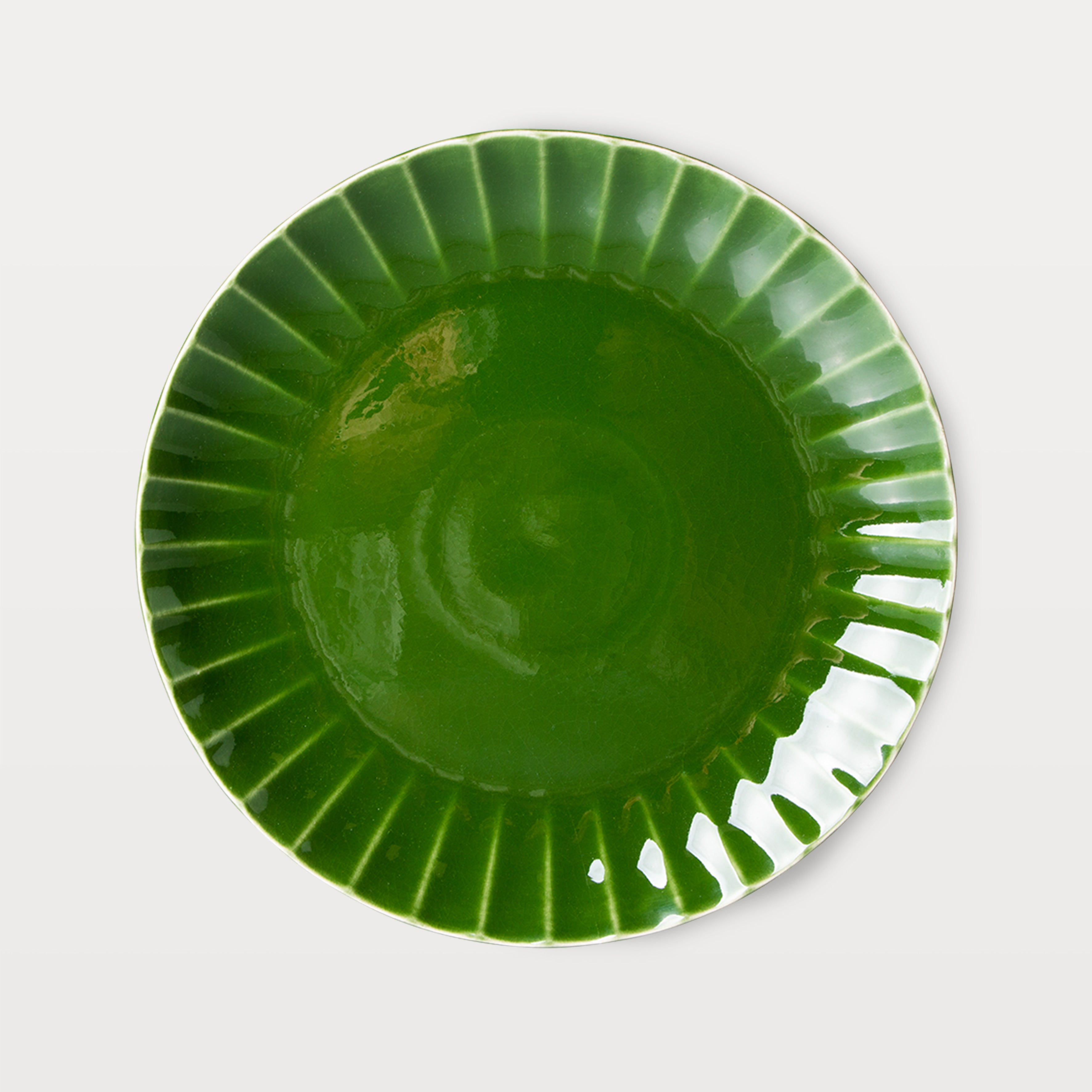 HKLiving emerald ceramics dinner plates, set of 2 – ATT PYNTA