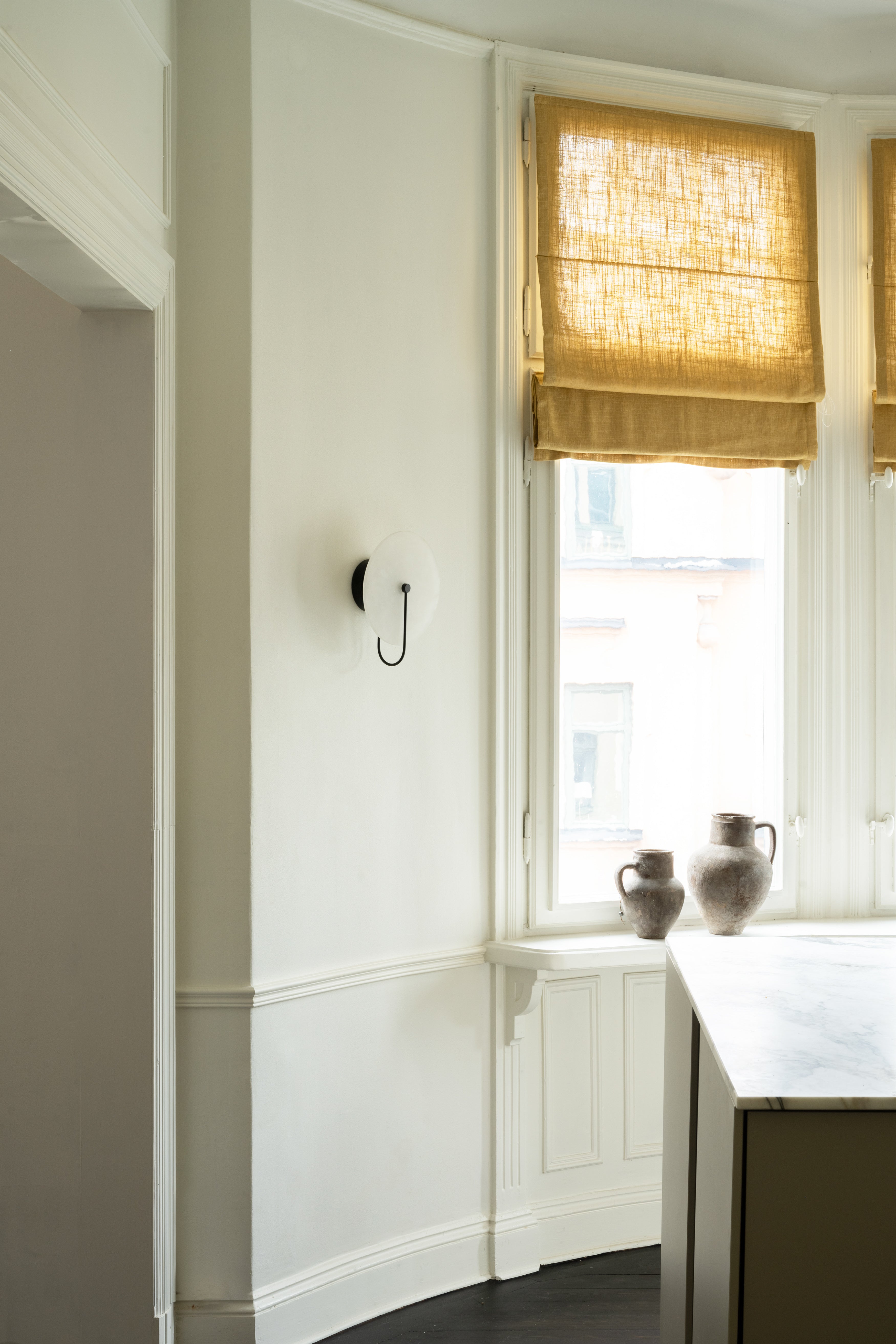 Linen roman blind - Mustard – ATT PYNTA